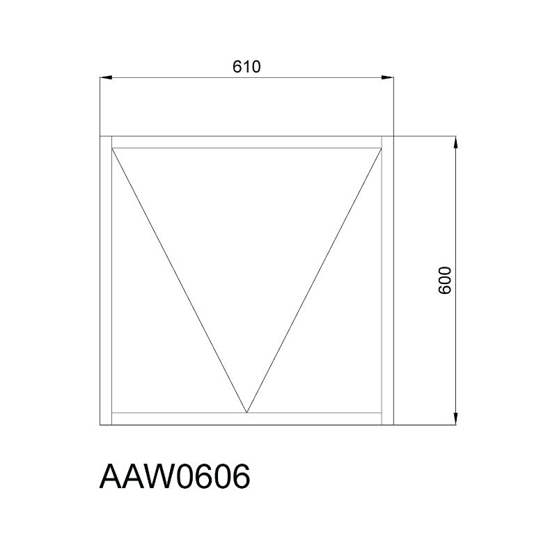 Stegbar - Awning Window 1.0 - 600 x 610 - Monument Matt - Stegbar